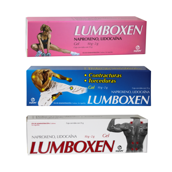 Lumbozen Gel (Naproxeno - Lidocaína) - MEDYMAS