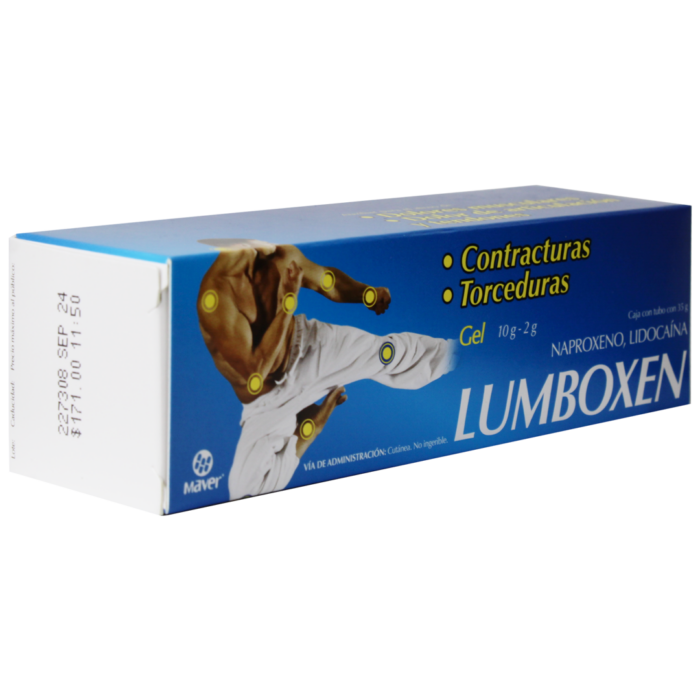 Lumbozen Gel (Naproxeno - Lidocaína) - MEDYMAS